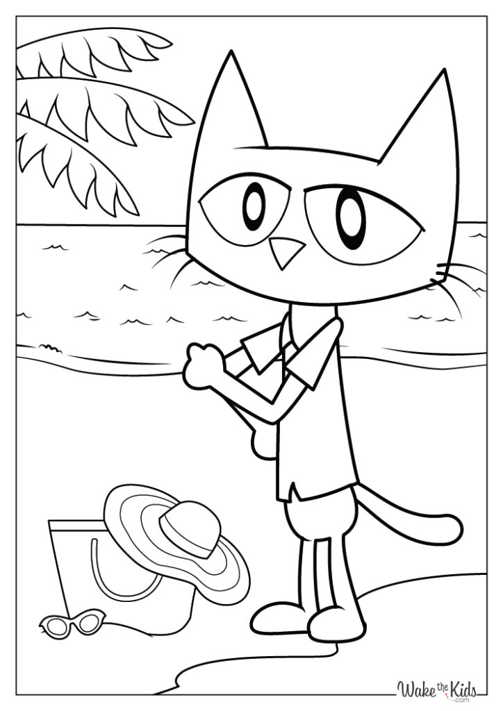Pete the Cat Coloring Pages (Free Printable PDFs) | WakeTheKids