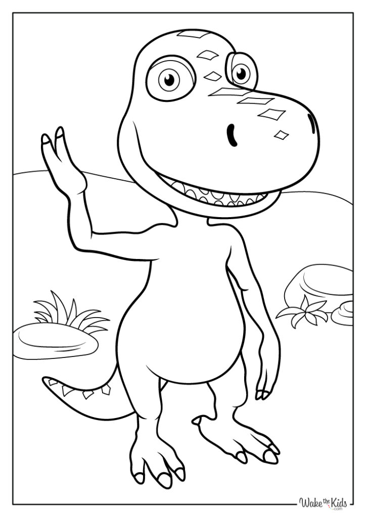 Dinosaur Train Coloring Pages (Free Printable PDFs) | WakeTheKids