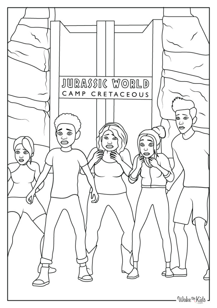 Jurassic World Coloring Pages (Free Printable PDFs) | WakeTheKids