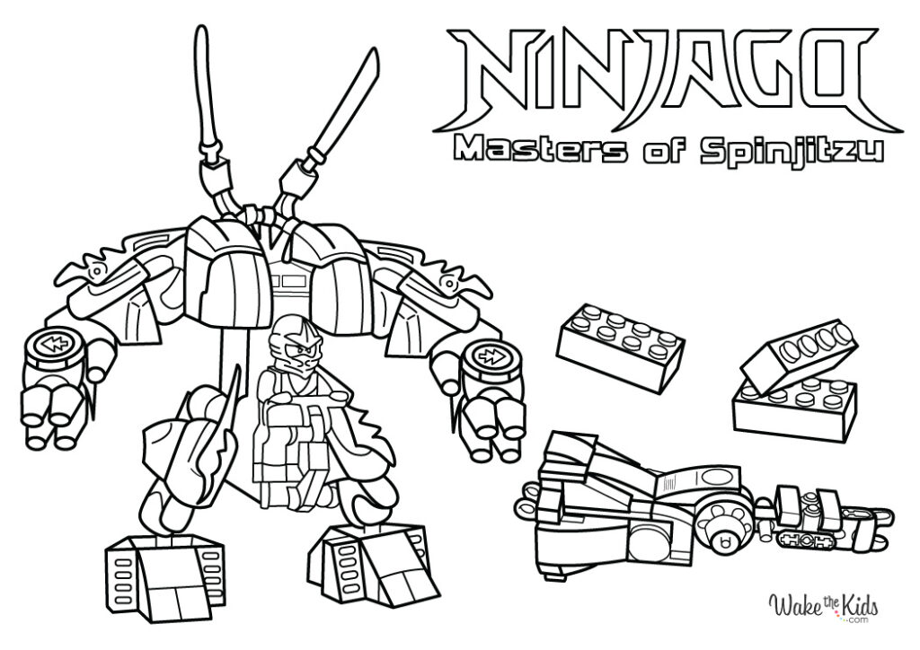 Lego Ninjago Coloring Pages (Free Printable PDFs) | WakeTheKids