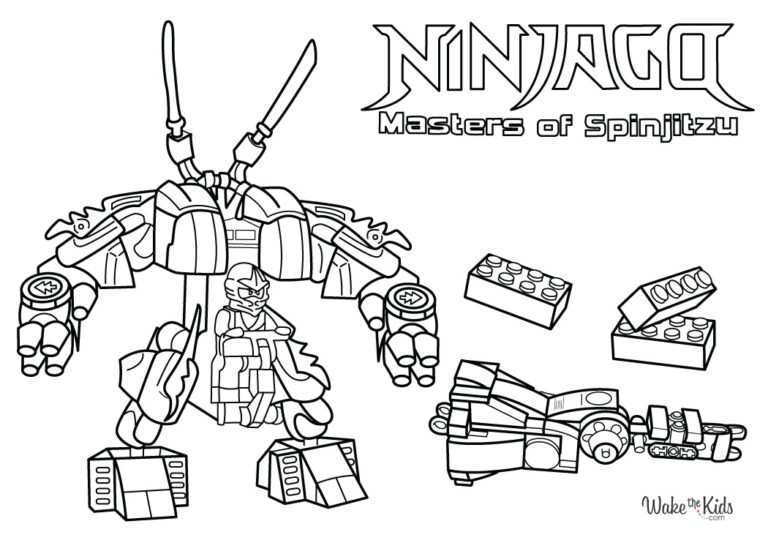 Lego Ninjago Coloring Pages (Free Printable PDFs) | WakeTheKids