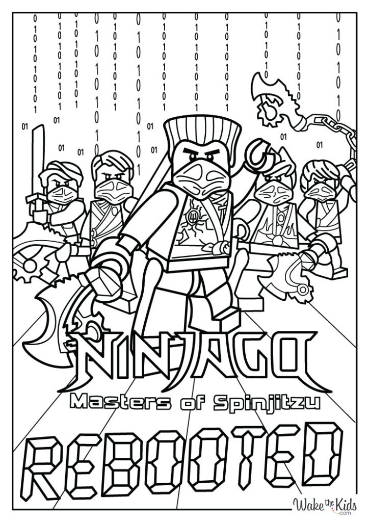 Lego Ninjago Coloring Pages (Free Printable PDFs) | WakeTheKids