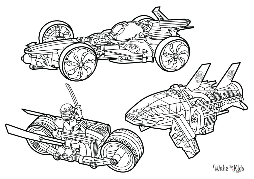 Lego Ninjago Coloring Pages (Free Printable PDFs) | WakeTheKids