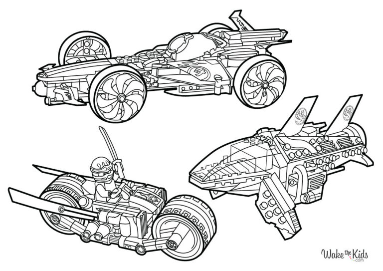 Lego Ninjago Coloring Pages (Free Printable PDFs) | WakeTheKids