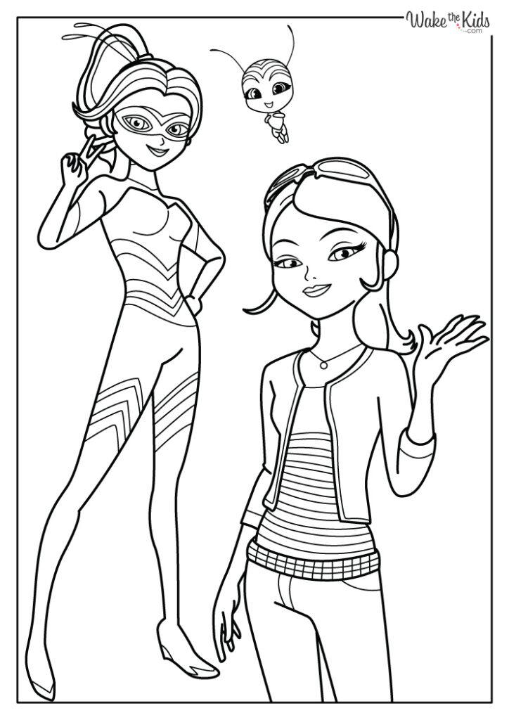 Miraculous Ladybug And Cat Noir Coloring Pages Free Printable PDFs Miraculous Ladybug And Cat Noir Coloring Pages Free Printable PDFs