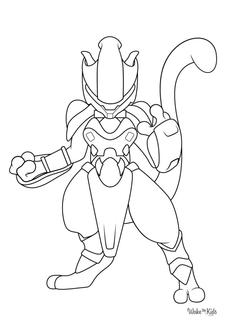 Mewtwo Coloring Pages (Free Printable PDFs) | WakeTheKids