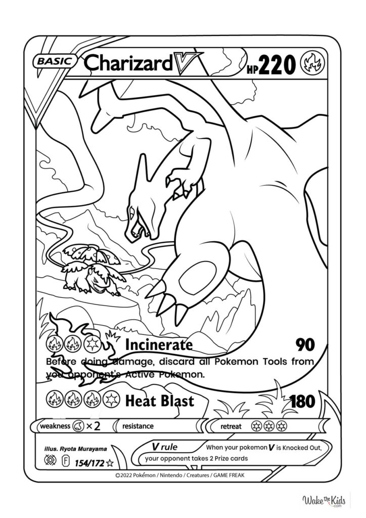 Charizard Coloring Pages (Free Printable PDFs) | WakeTheKids