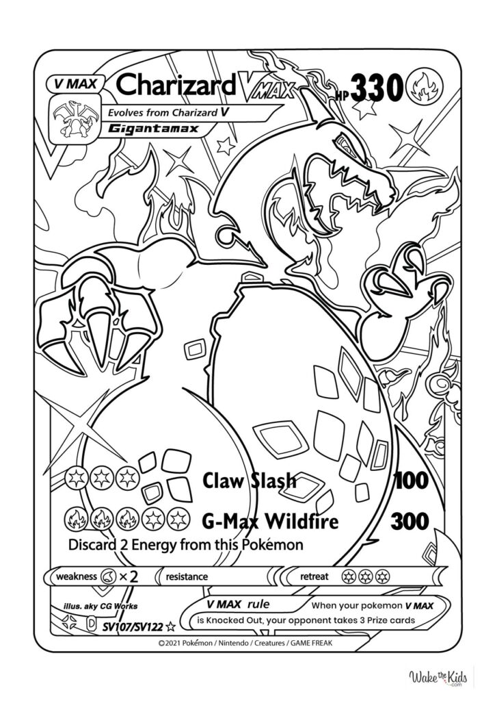 Charizard Coloring Pages (Free Printable PDFs) | WakeTheKids