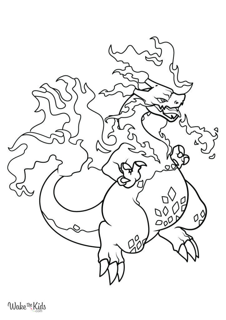Charizard Coloring Pages (Free Printable PDFs) | WakeTheKids