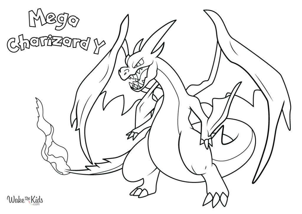 Charizard Coloring Pages (Free Printable PDFs) | WakeTheKids