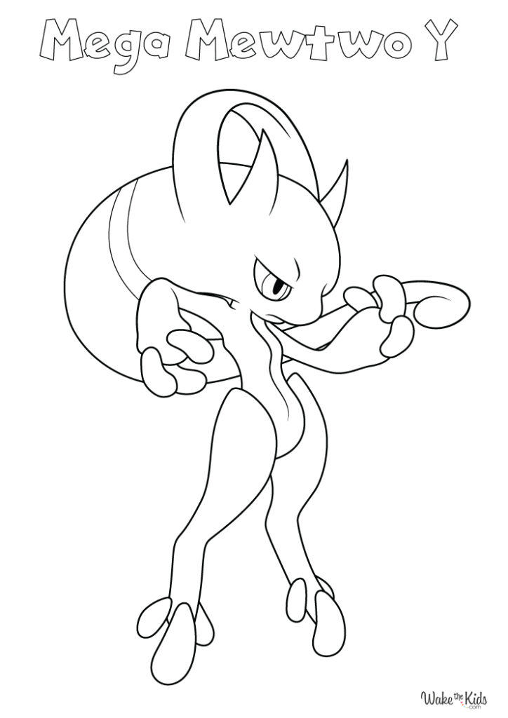 Mewtwo Coloring Pages (Free Printable PDFs) | WakeTheKids