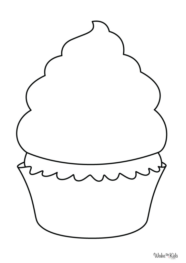 Cupcake Coloring Pages (Free Printable PDFs) | WakeTheKids