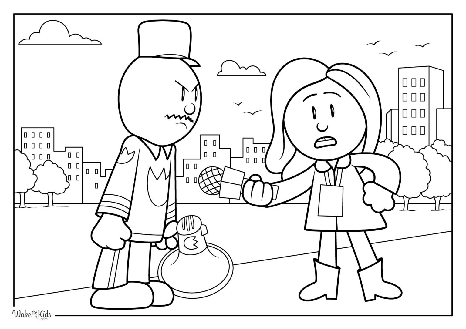 Dog Man Coloring Pages (Free Printable PDFs) | WakeTheKids