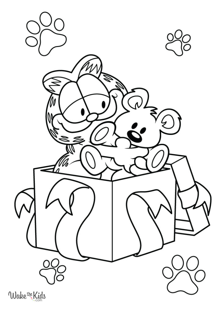 Garfield Coloring Pages (Free Printable PDFs) | WakeTheKids