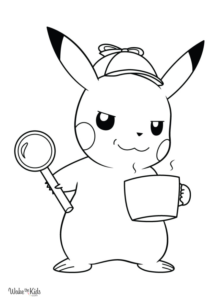 Pikachu Coloring Pages (Free Printable PDFs) | WakeTheKids