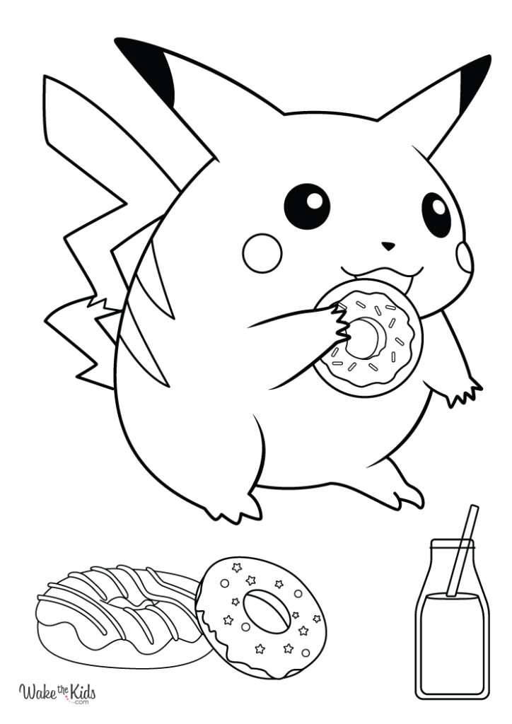 Pikachu Coloring Pages (Free Printable PDFs) | WakeTheKids