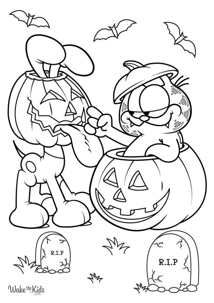 Garfield Coloring Pages (Free Printable PDFs) | WakeTheKids