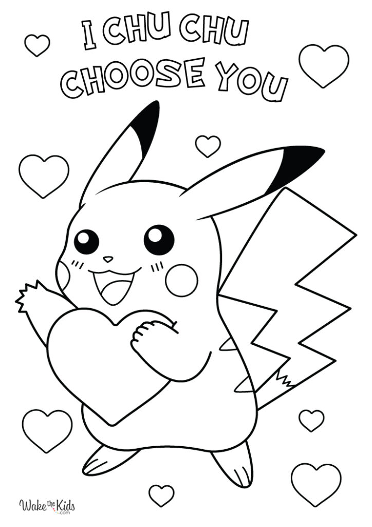 Pikachu Coloring Pages (Free Printable PDFs) | WakeTheKids