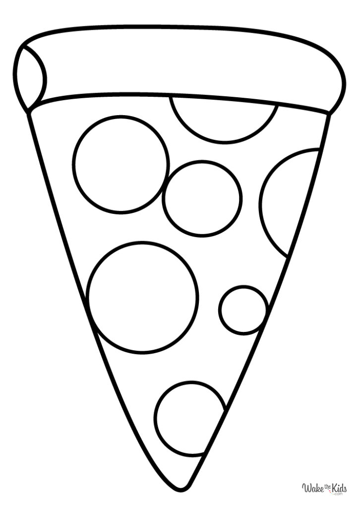 Pizza Coloring Pages (Free Printable PDFs) | WakeTheKids