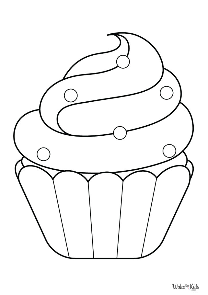 Cupcake Coloring Pages (Free Printable PDFs) | WakeTheKids