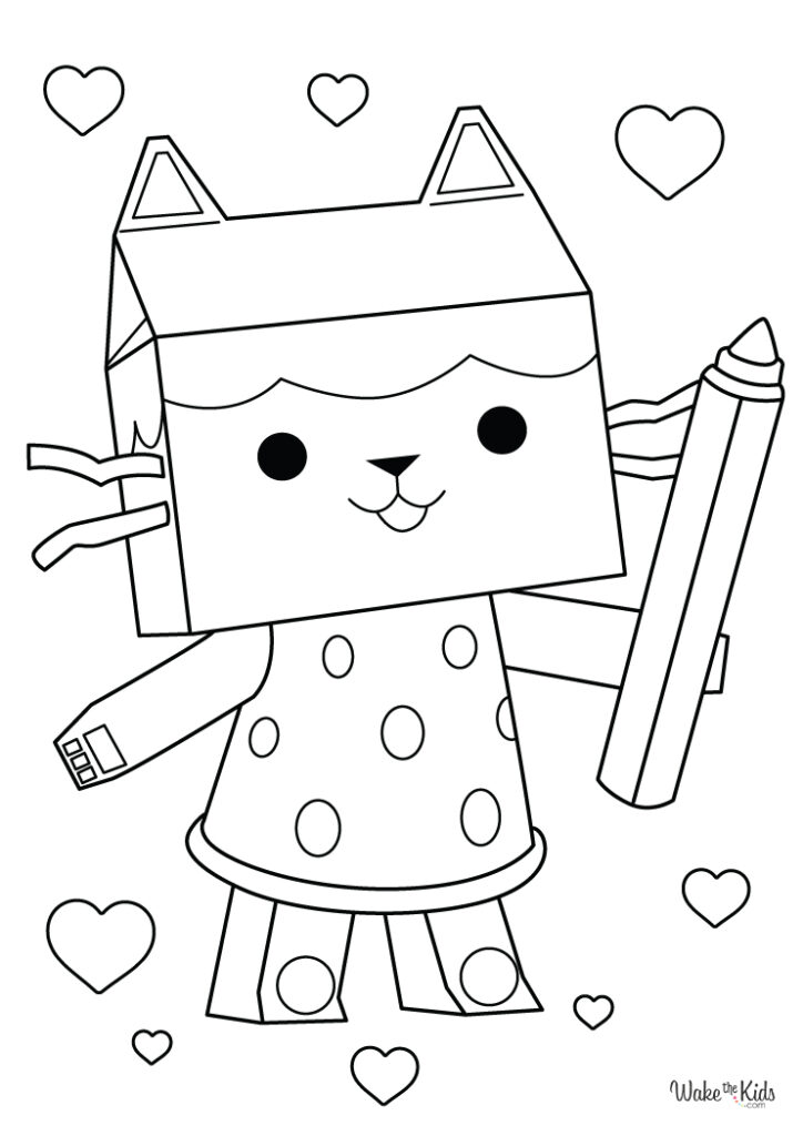 Gabby's Dollhouse Coloring Pages (Free Printable PDFs) | WakeTheKids