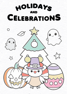 Holidays and Celebrations Coloring Pages (Free Printable PDFs ...
