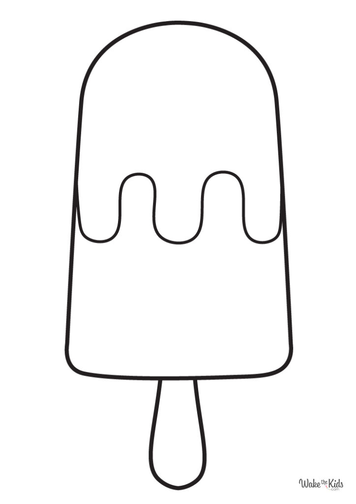 Ice Cream and Popsicle Coloring Pages (Free Printable PDFs) | WakeTheKids