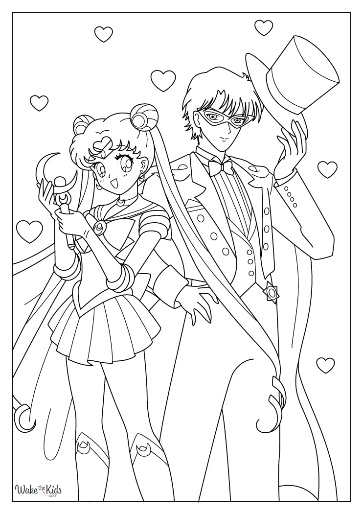 Sailor Moon Coloring Pages Free Printable PDFs WakeTheKids Sailor Moon Coloring Pages Free Printable PDFs WakeTheKids