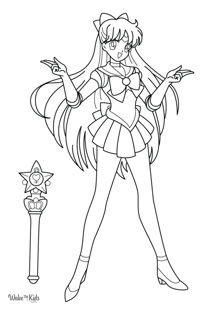 Sailor Moon Coloring Pages (Free Printable PDFs) | WakeTheKids