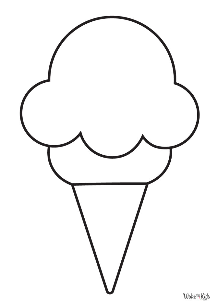 Ice Cream and Popsicle Coloring Pages (Free Printable PDFs) | WakeTheKids