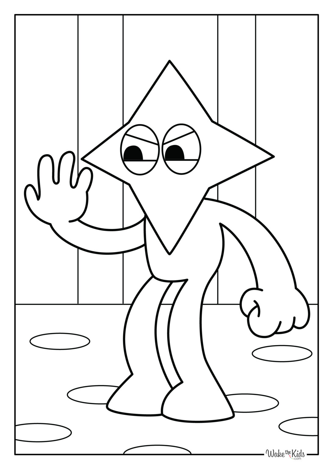 Rainbow Friends Coloring Pages (Free Printable PDFs) | WakeTheKids