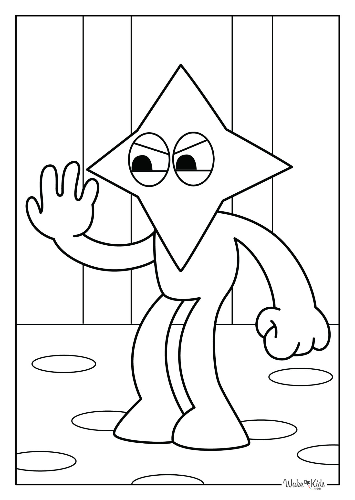 Rainbow Friends Coloring Pages (Free Printable PDFs) | WakeTheKids