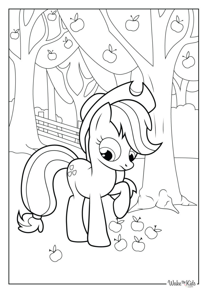 My Little Pony Coloring Pages (Free Printable PDFs) | WakeTheKids