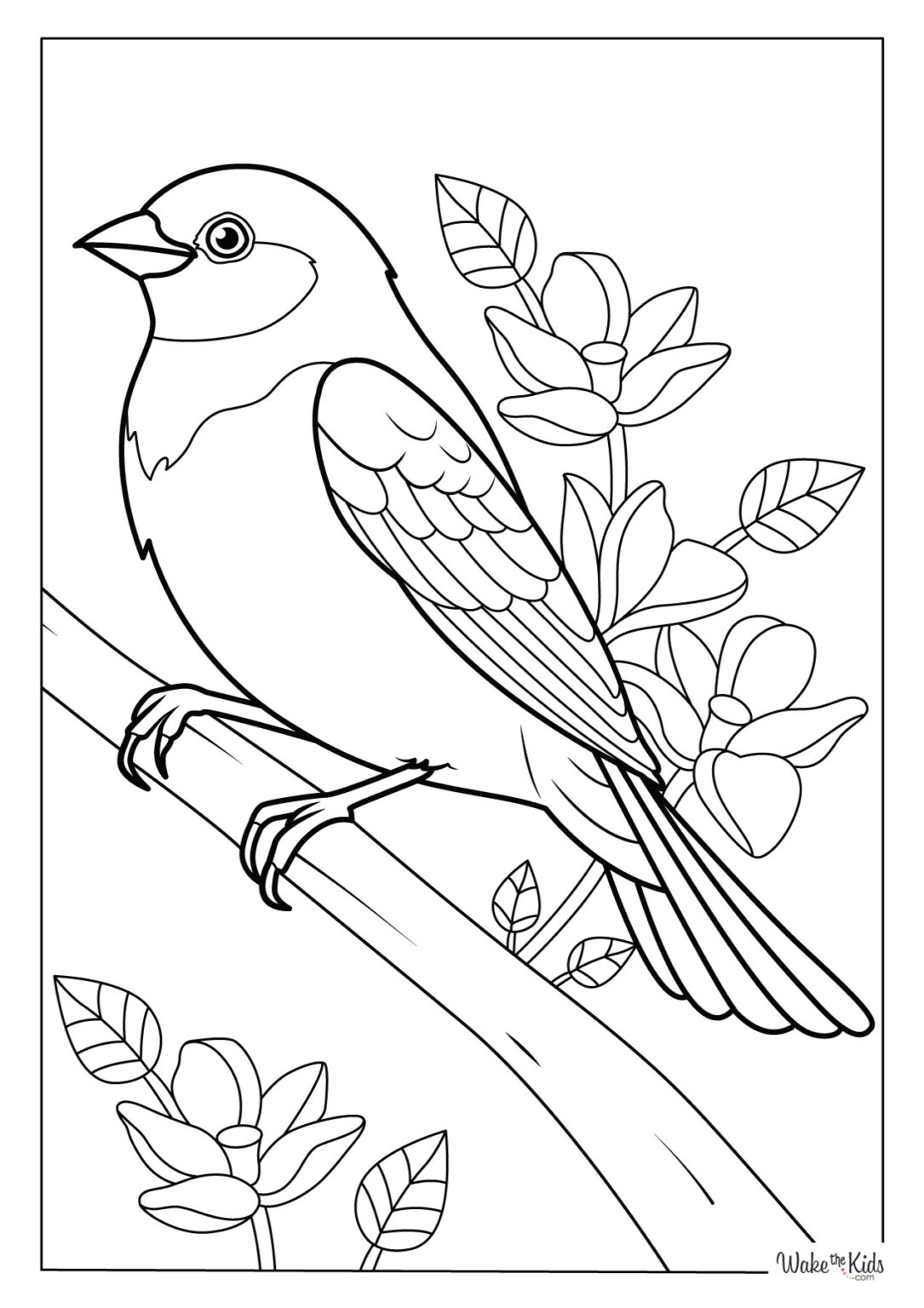 Bird Coloring Pages (Free Printable PDFs) | WakeTheKids