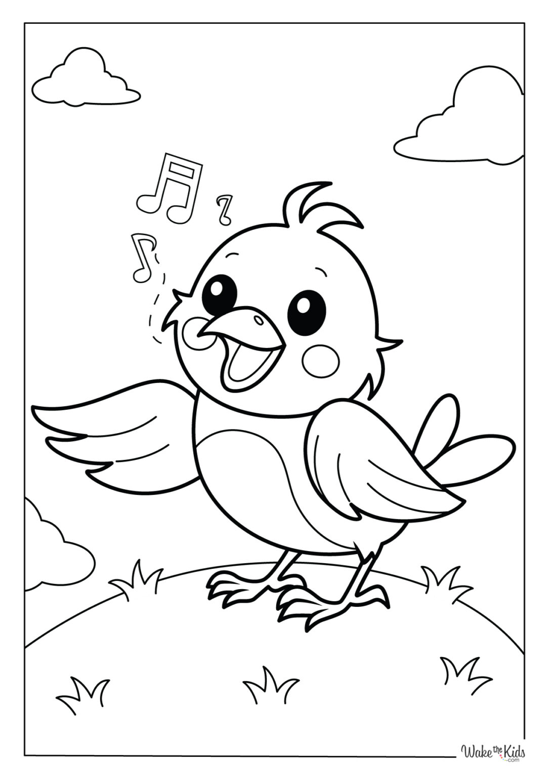Bird Coloring Pages (Free Printable PDFs) | WakeTheKids