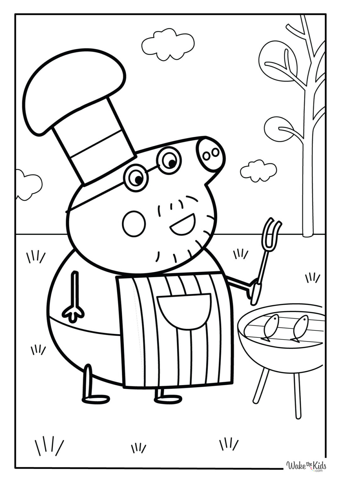 Peppa Pig Coloring Pages (Free Printable PDFs) | WakeTheKids