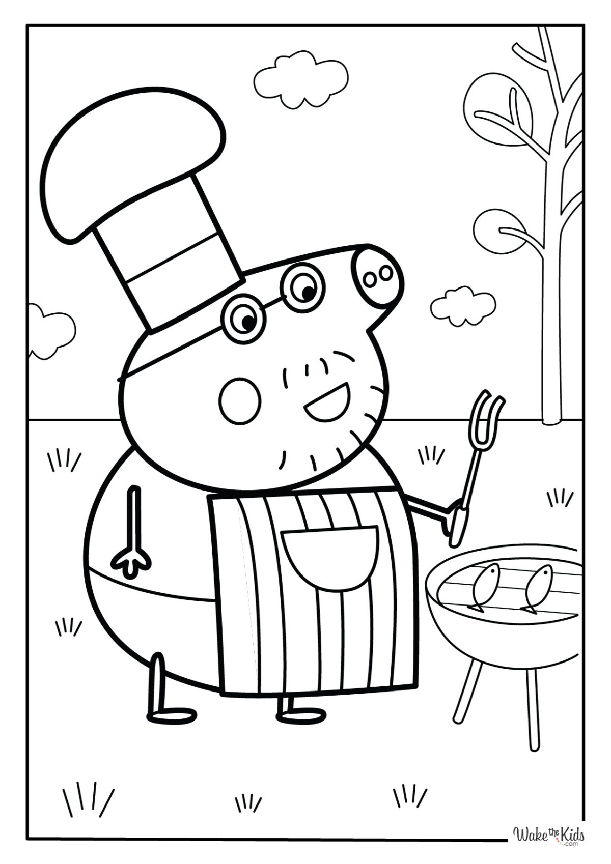 Peppa Pig Coloring Pages (Free Printable PDFs) | WakeTheKids