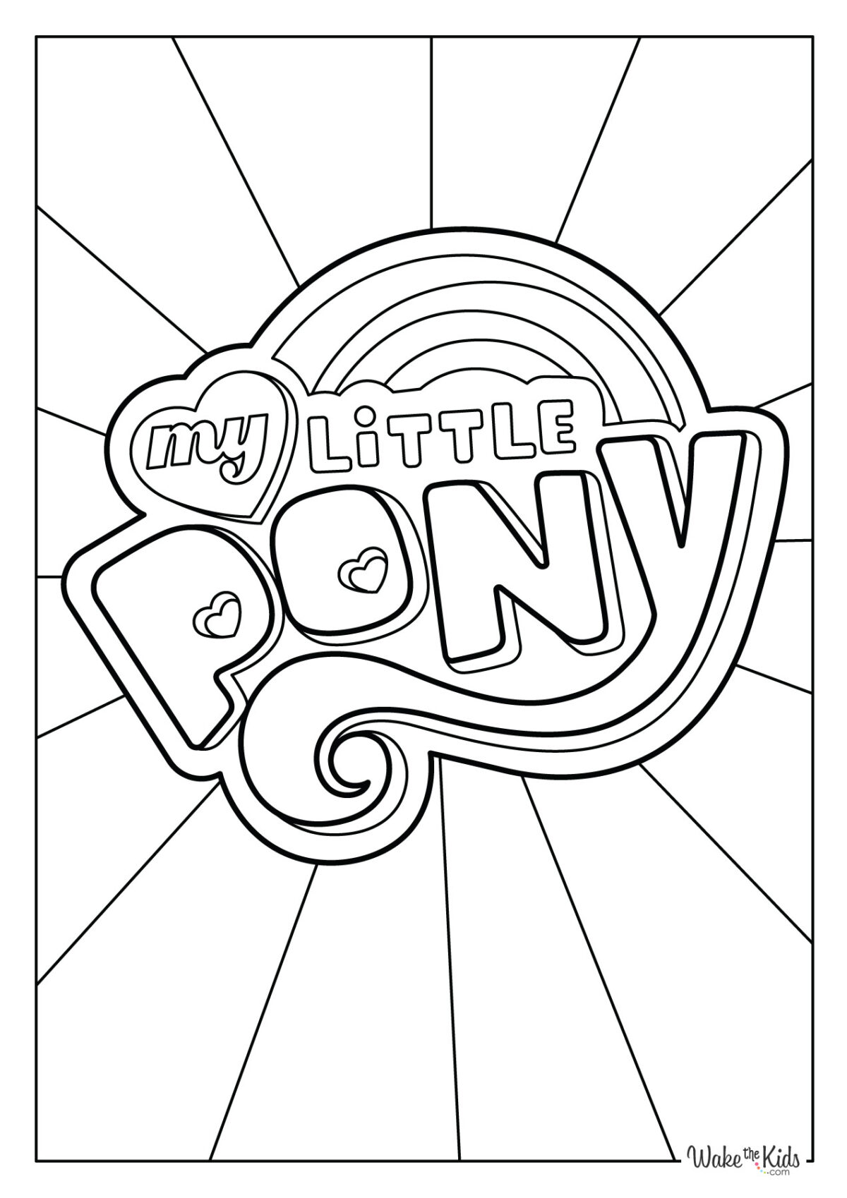 My Little Pony Coloring Pages (Free Printable PDFs) | WakeTheKids