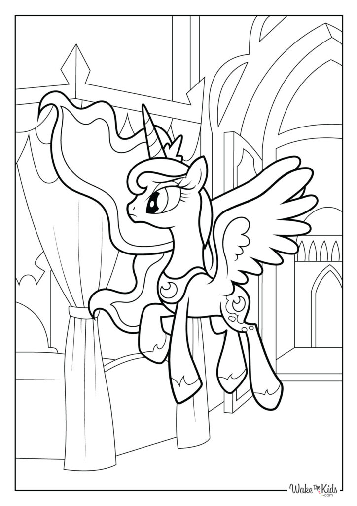 My Little Pony Coloring Pages (Free Printable PDFs) | WakeTheKids