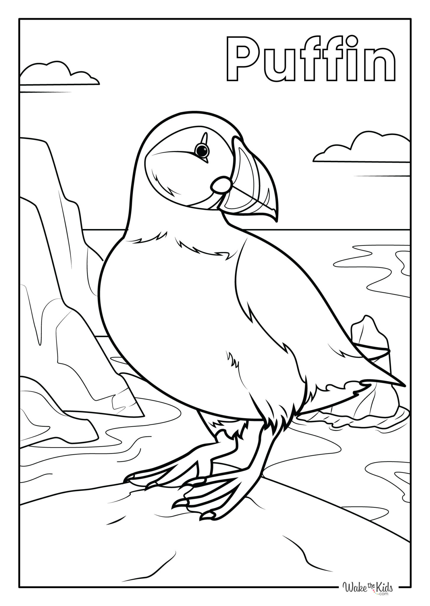 Puffin Coloring Pages (Free Printable PDFs) | WakeTheKids