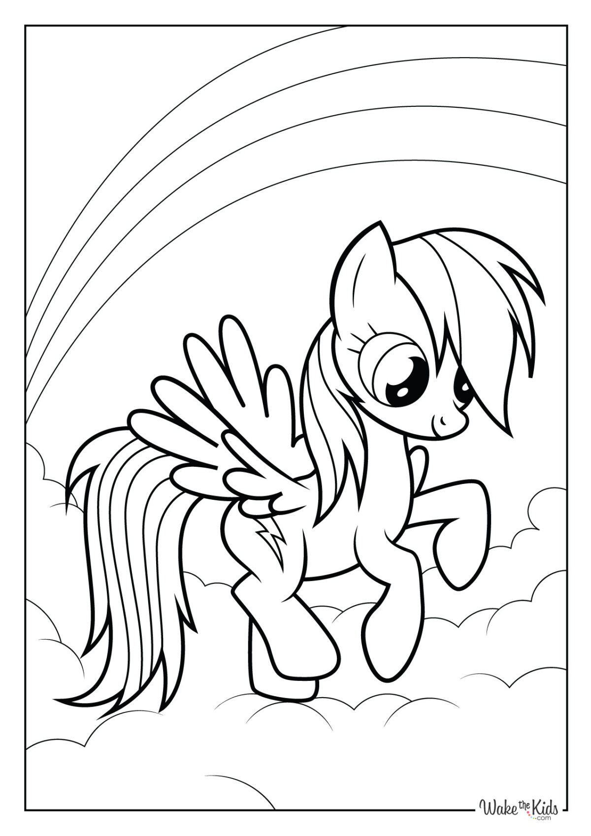 My Little Pony Coloring Pages (Free Printable PDFs) | WakeTheKids