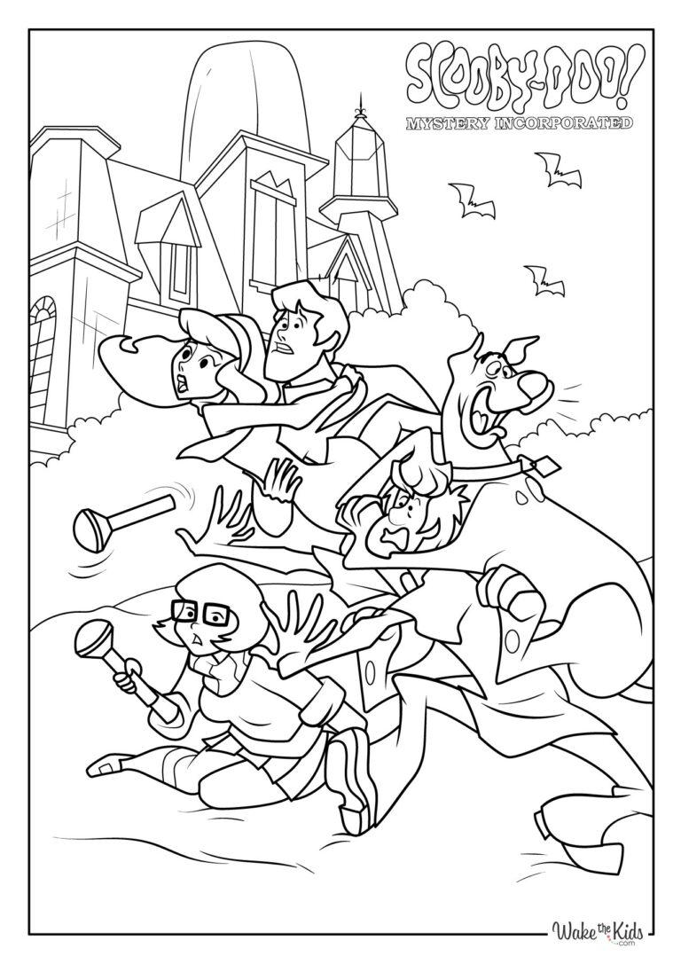 Scooby-Doo Coloring Pages (Free Printable PDFs) | WakeTheKids
