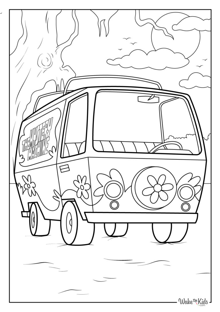 Scooby-Doo Coloring Pages (Free Printable PDFs) | WakeTheKids