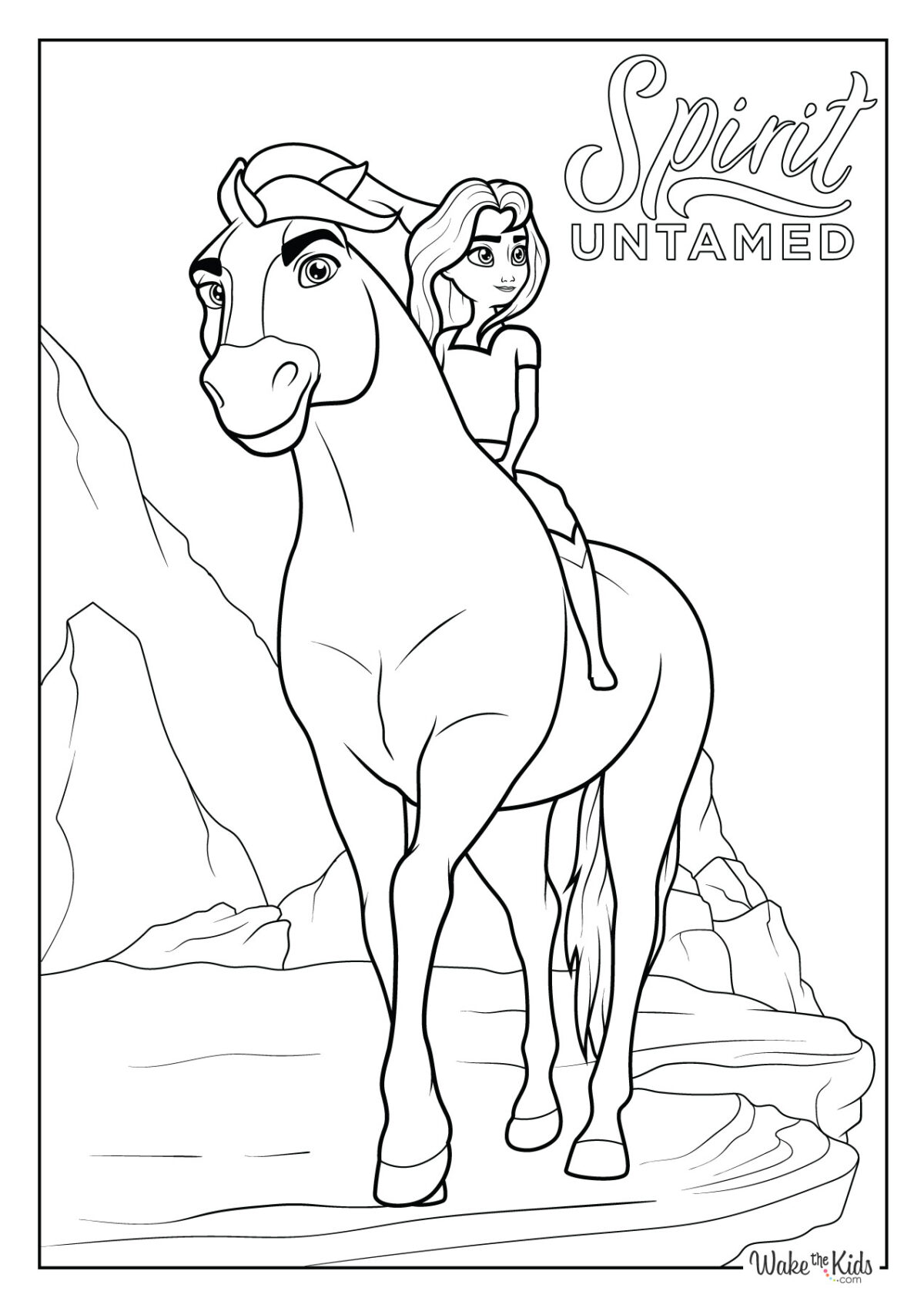Spirit: Stallion of the Cimarron Coloring Pages (Free Printable PDFs ...