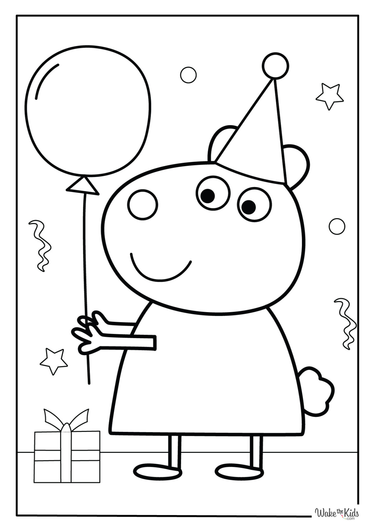 Peppa Pig Coloring Pages (Free Printable PDFs) | WakeTheKids
