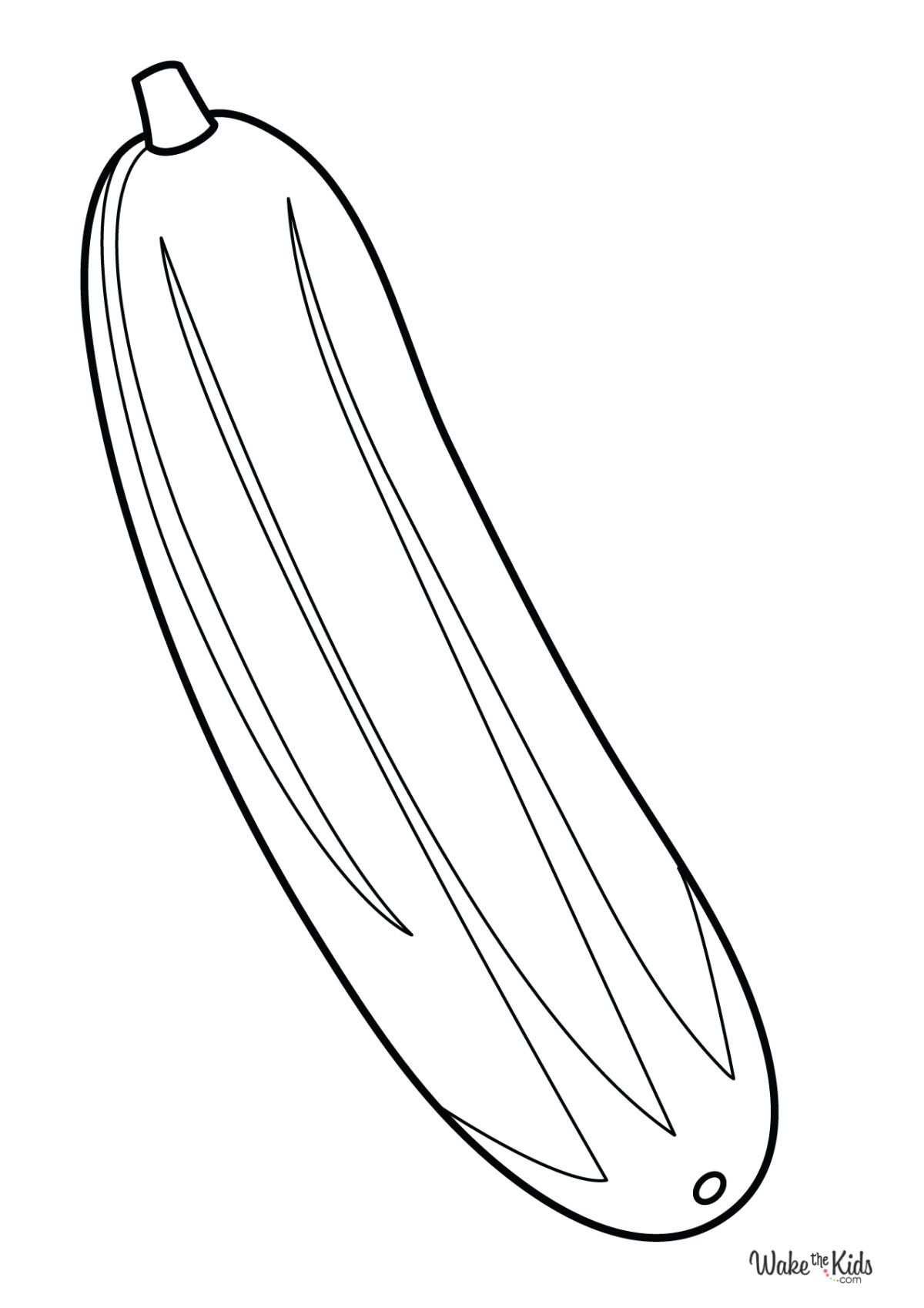 Cucumber Coloring Pages (Free Printable PDFs) | WakeTheKids Cucumber Coloring Pages (Free Printable PDFs) | WakeTheKids