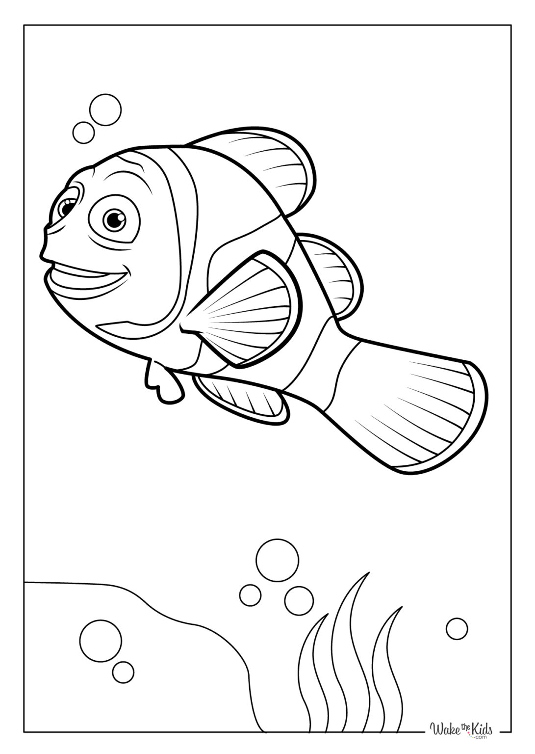 Finding Nemo Coloring Pages (Free Printable PDFs) | WakeTheKids