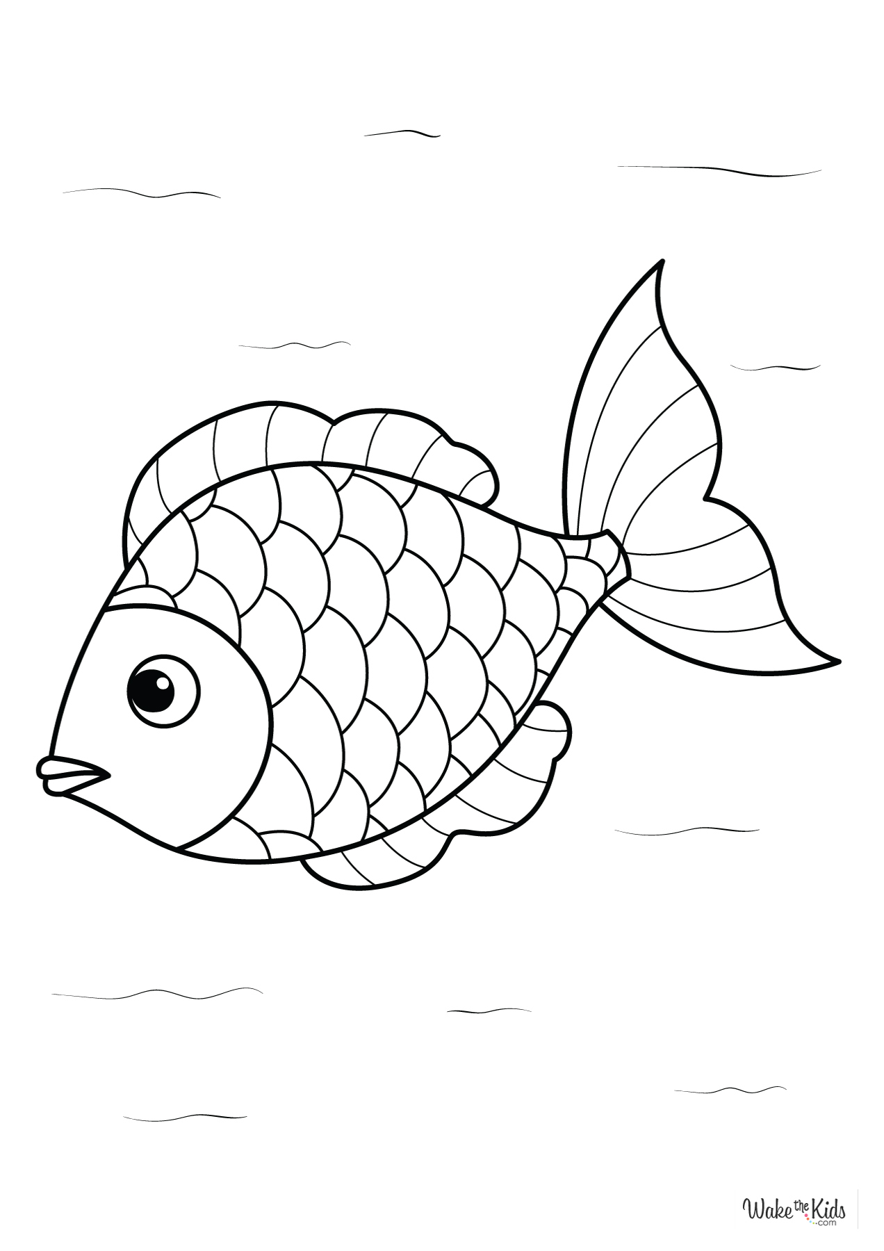 Fish Coloring Pages (Free Printable PDFs) | WakeTheKids