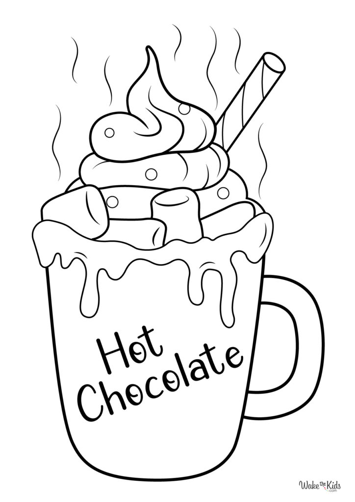 Chocolate Coloring Pages (Free Printable PDFs) | WakeTheKids