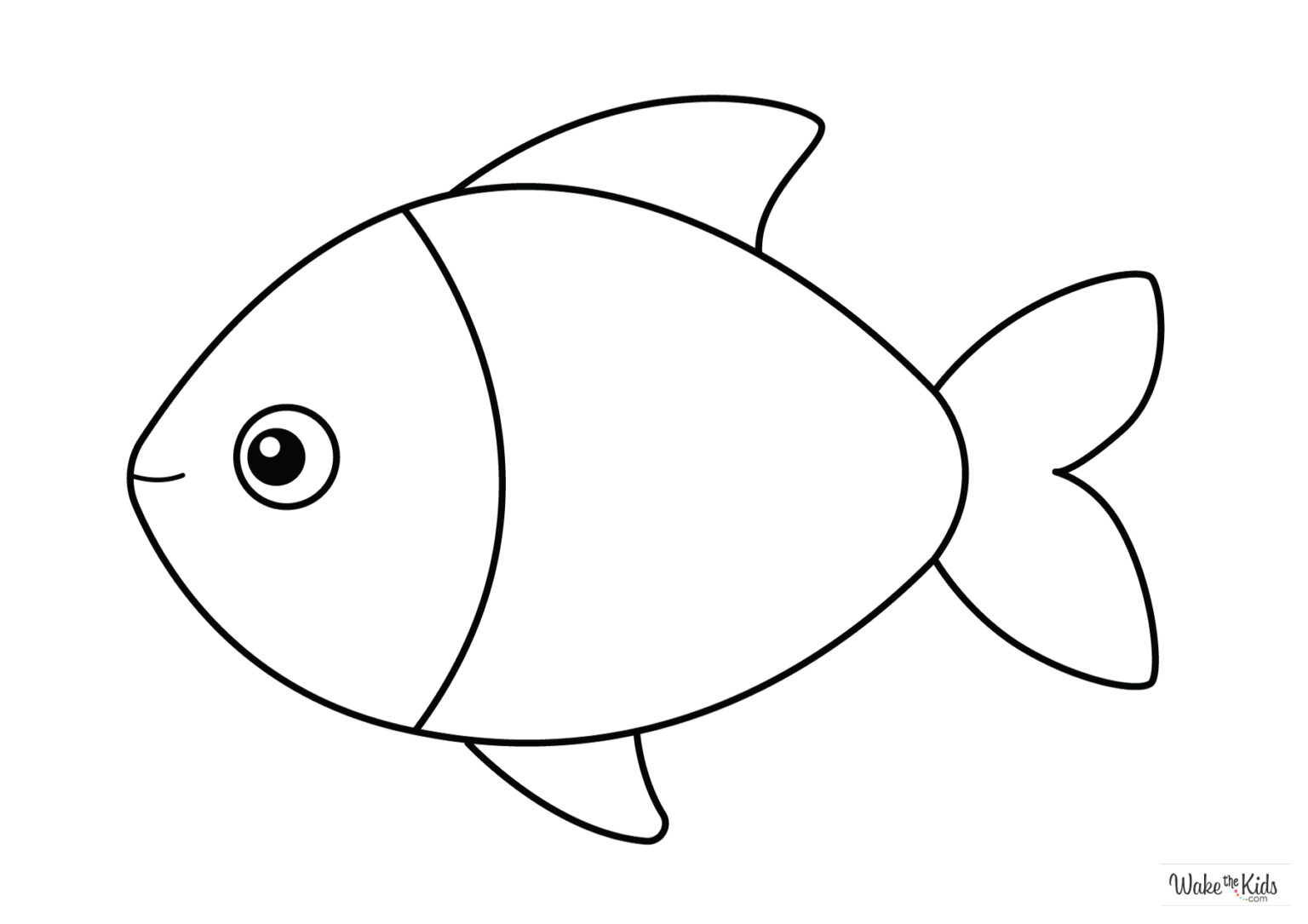 Fish Coloring Pages (Free Printable PDFs) | WakeTheKids